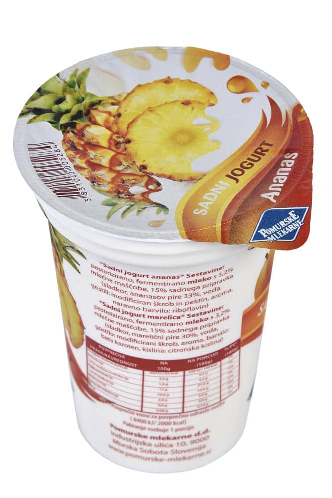 Sadni jogurt – Pomurske mlekarne
